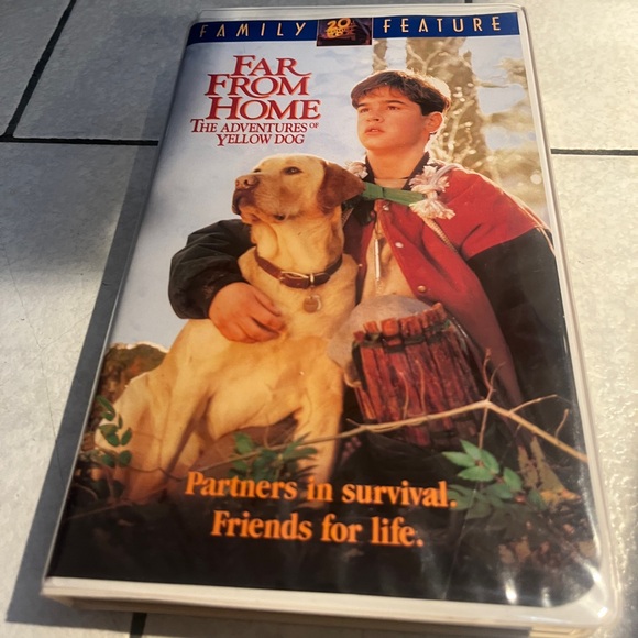 Fox | Media | Far From Home The Adventures Of Yellow Dog Vhs Movie Tape ...